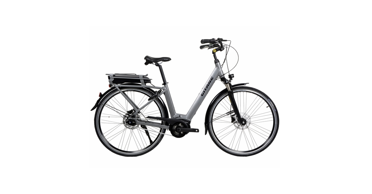 VTC électrique trekking E-CITY SHIMANO NEXUS 7 D8 28'' 500wh gris GITANE 2023 - Vélos VAE/VAE ...